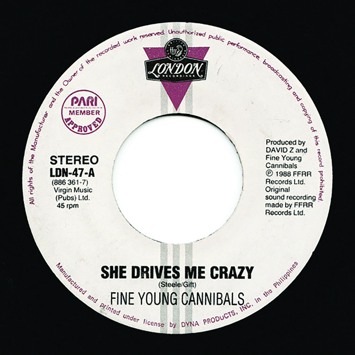 She Drives Me Crazy by Fine Young Cannibals – Old town crier